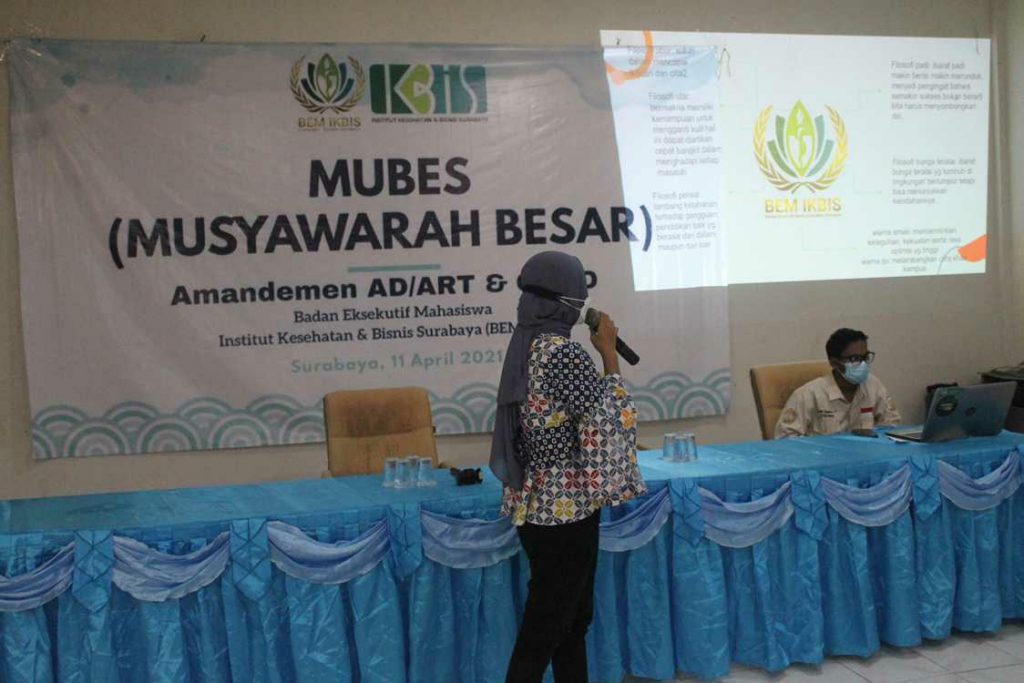 Musyawarah Besar Periode 2020-2021 & Launching Logo Baru BEM IKBIS - Institut Kesehatan dan ...