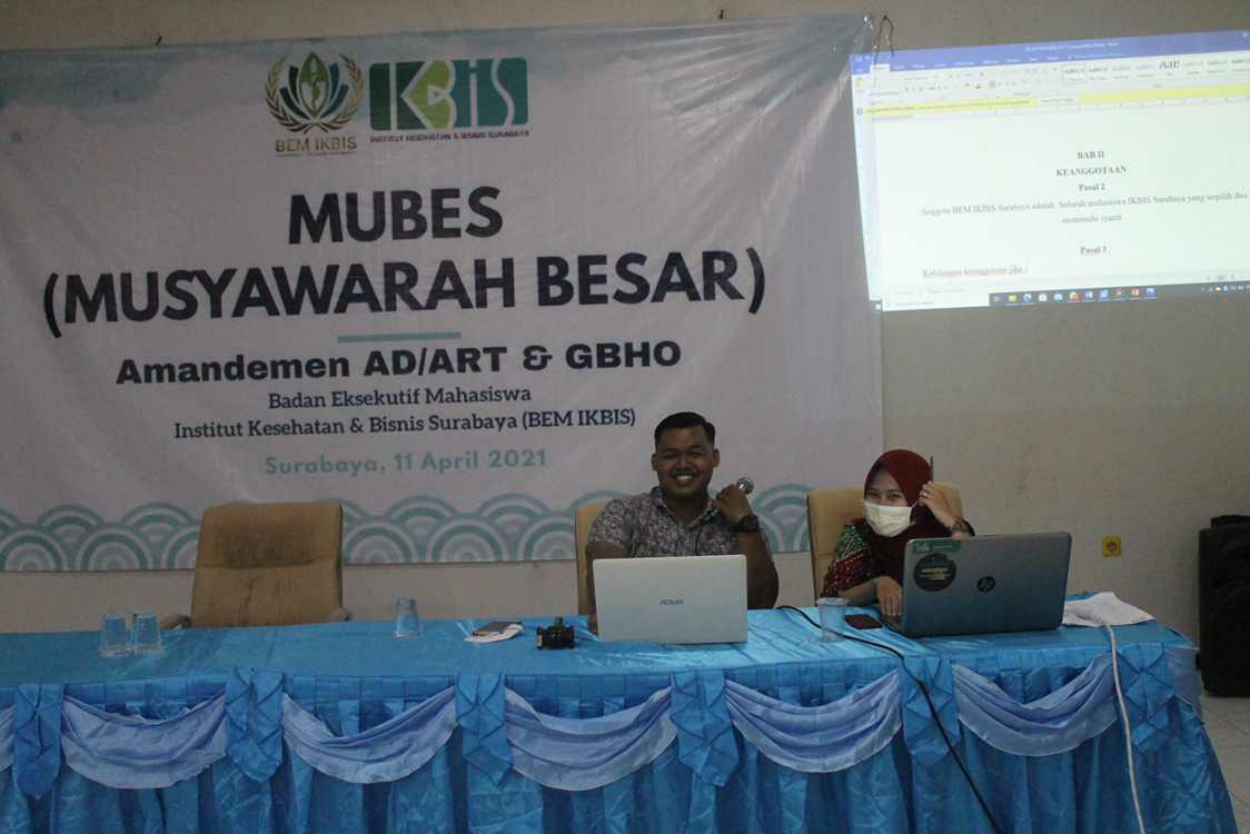 Musyawarah Besar Periode 2020-2021 & Launching Logo Baru BEM IKBIS - Institut Kesehatan dan ...