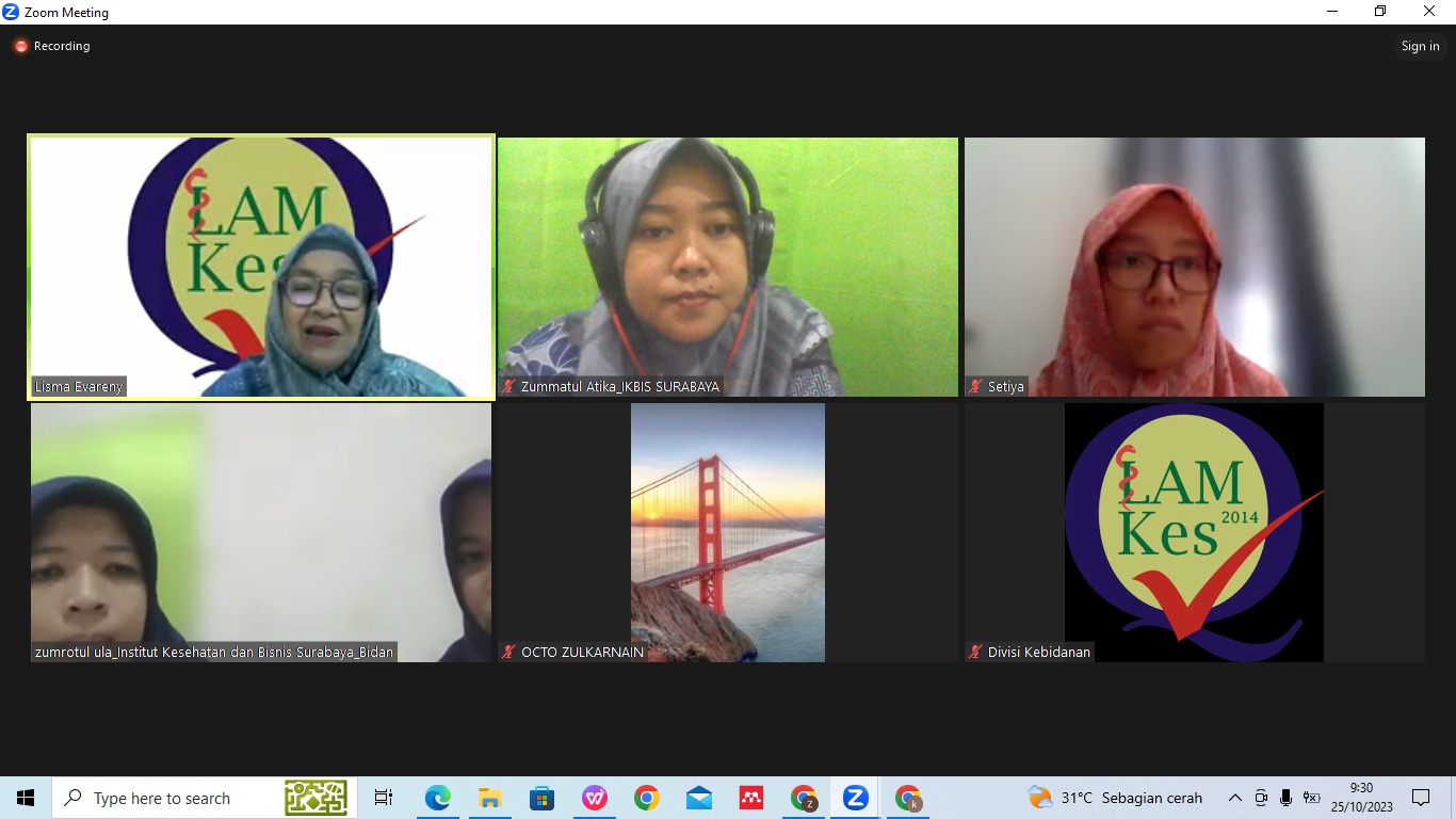 Monitoring dan Evaluasi Pasca Akreditasi D3 Kebidanan - Institut Kesehatan dan Bisnis Surabaya